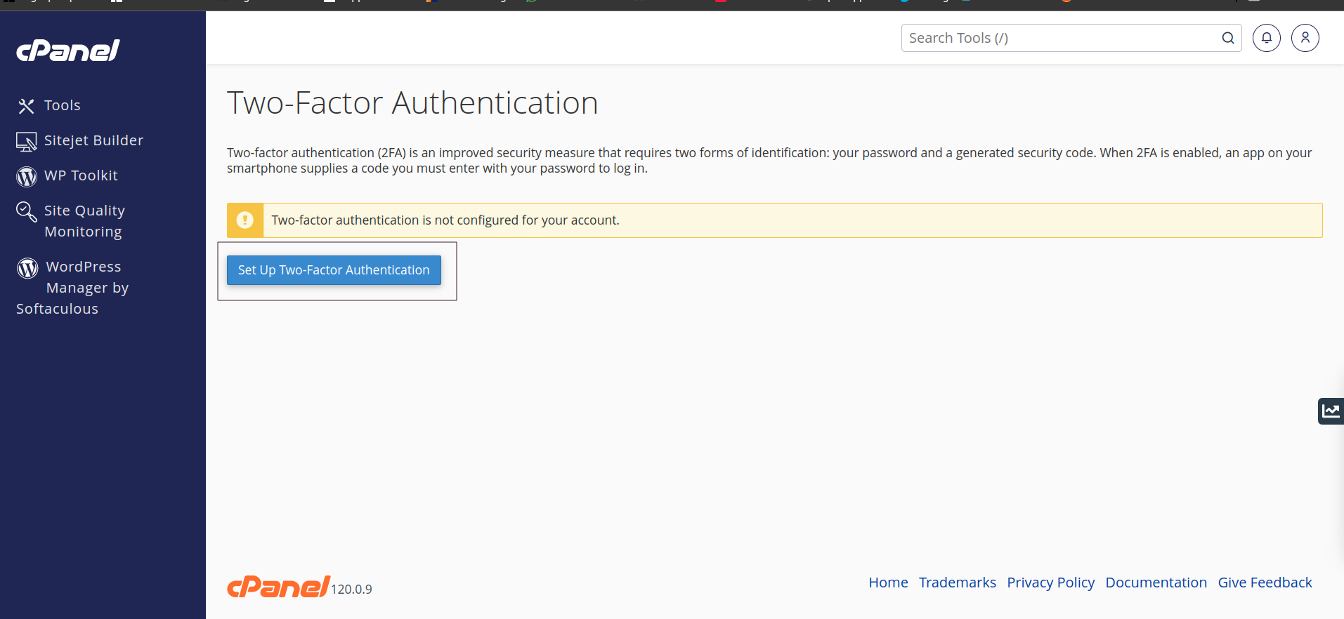 Cara Mengaktifkan 2FA (Two-Factor Authentication) cPanel